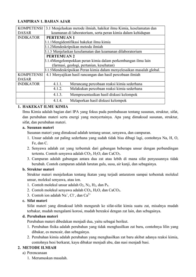 8. RPP Kimia Kelas 10 semester *1 ge.doc