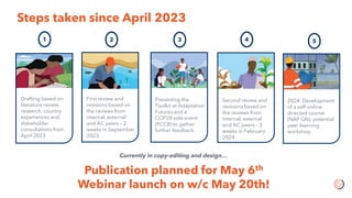 Training on NAPs: Developing and applying monitoring, evaluation and learning tools | PPT