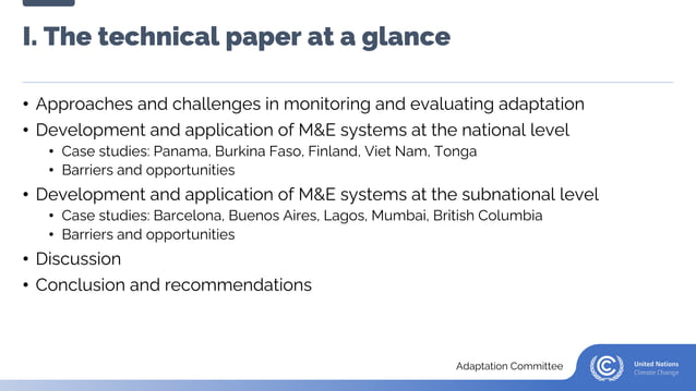 Training on NAPs: Developing and applying monitoring, evaluation and learning tools | PDF
