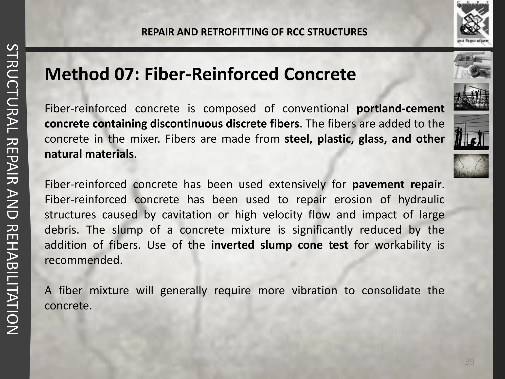 repair , retrofitting and strengthening of concrete structures | PDF