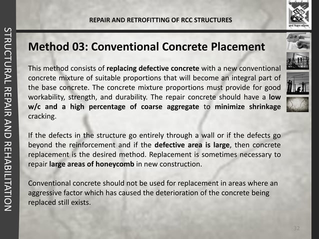 repair , retrofitting and strengthening of concrete structures | PDF