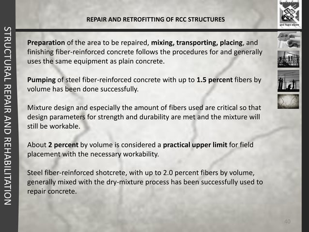 repair , retrofitting and strengthening of concrete structures | PDF