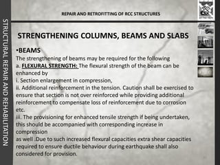 repair , retrofitting and strengthening of concrete structures | PDF