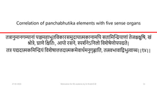 Charaka Samhita Sutra Sthana 8.Chapter Indriyaopakramaniyadhyaya | PPTX