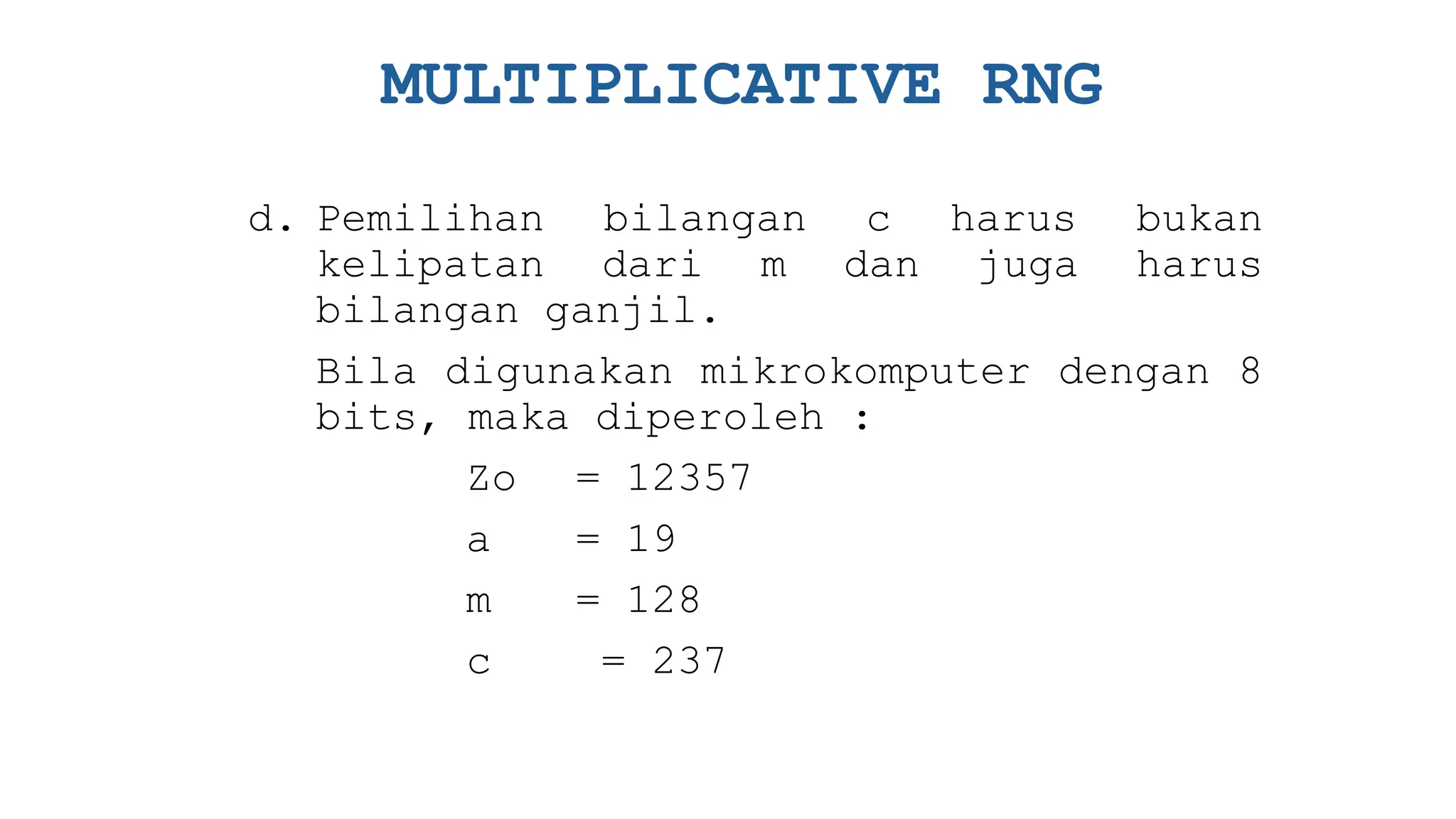 PPT Pembangkit Random Number_Simulasi Sistem Industri | PPTX