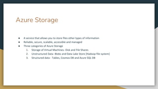 8. Azure Storage present by Techserverglobal | PPT