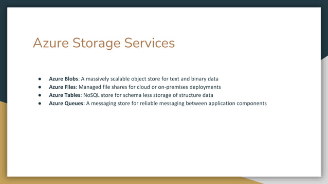 8. Azure Storage present by Techserverglobal | PPT