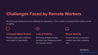 Enhancing Security for Remote Workers with Privileged Access Management | PPTX