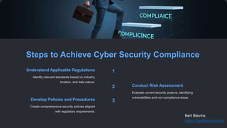 A Guide to Cyber Security Compliance with detail | PPTX