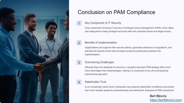 Privileged Access Management (PAM) Compliance in IT Security | PPTX