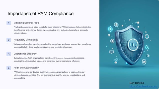Privileged Access Management (PAM) Compliance in IT Security | PPTX