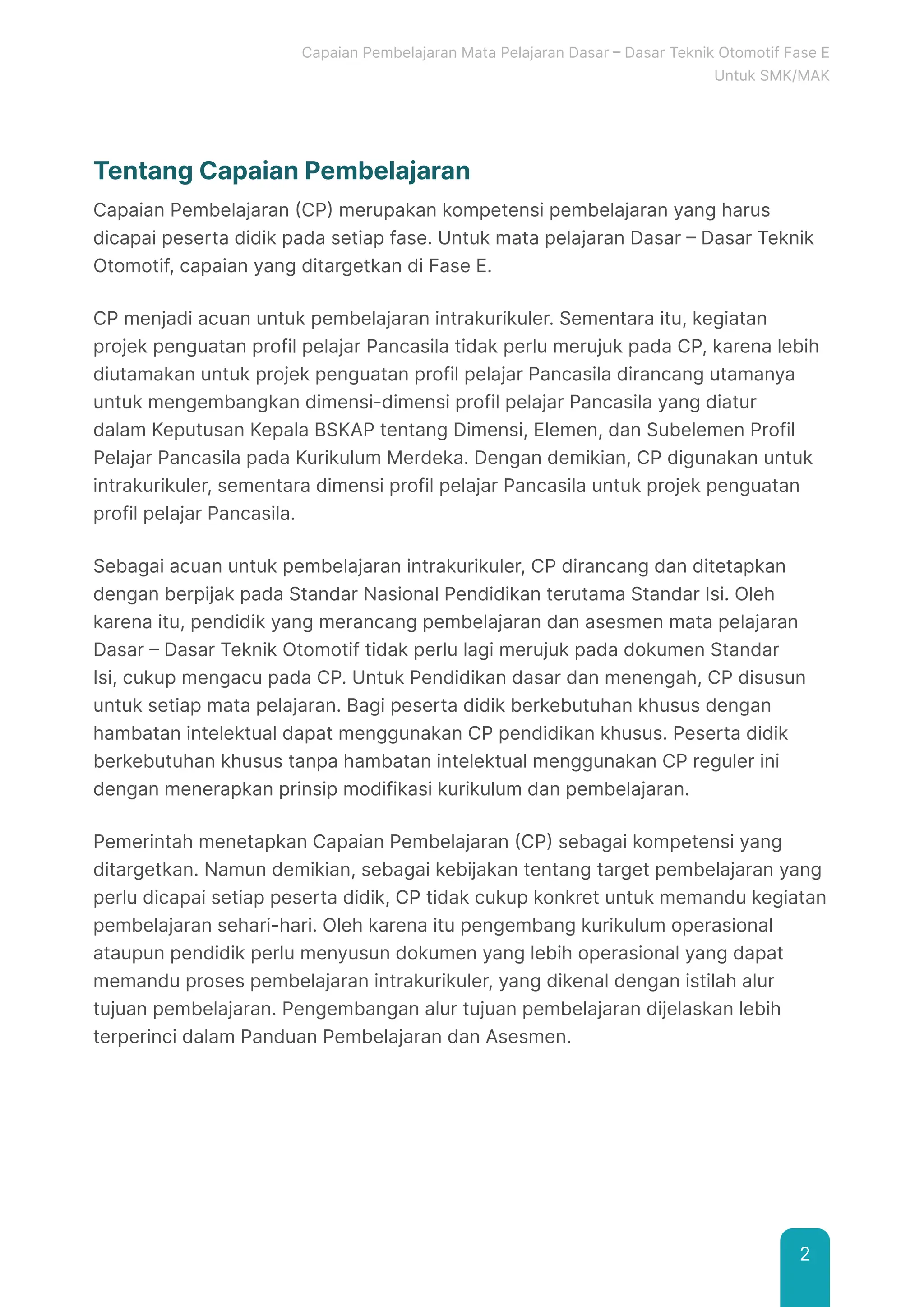 8. CP Mata Pelajaran Dasar - Dasar Teknik Otomotif (1).pdf