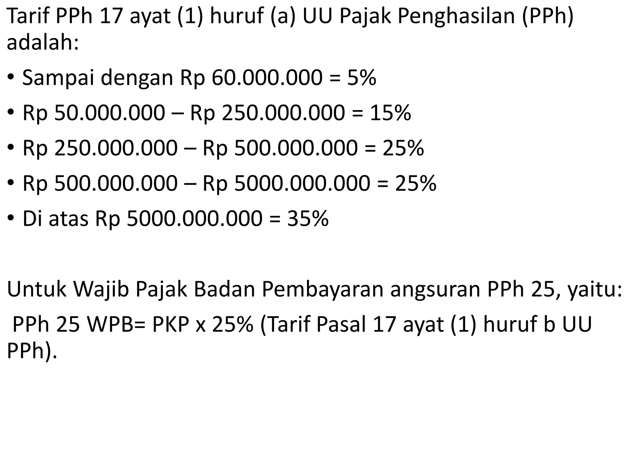 8. Perhitungan PPh pasal 25.pptx dan di dalam bentuk file dokumen atau ...