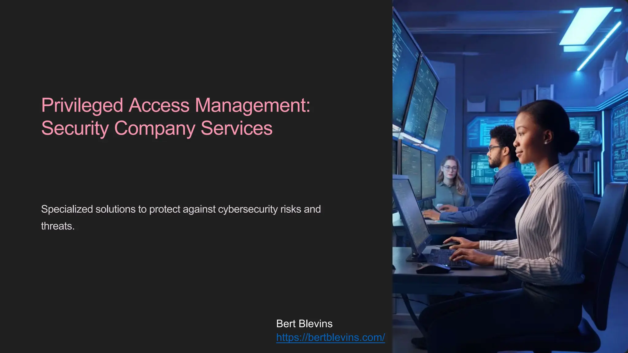 Security Company Services With Privileged Access Management Ppt Free Download
