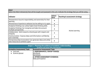 8. S1.6 Earth physics - SIS Unit Plan.docx.pdf | Educational Assessment ...