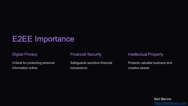 Understanding End-to-End Encryption (E2EE) | PPTX | Email | Internet