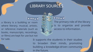 8.1 Library Sources Classification of IS | PPTX