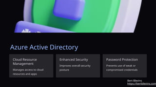 Securing Cloud Access with Microsoft Azure Active Directory Password Protection | PPTX