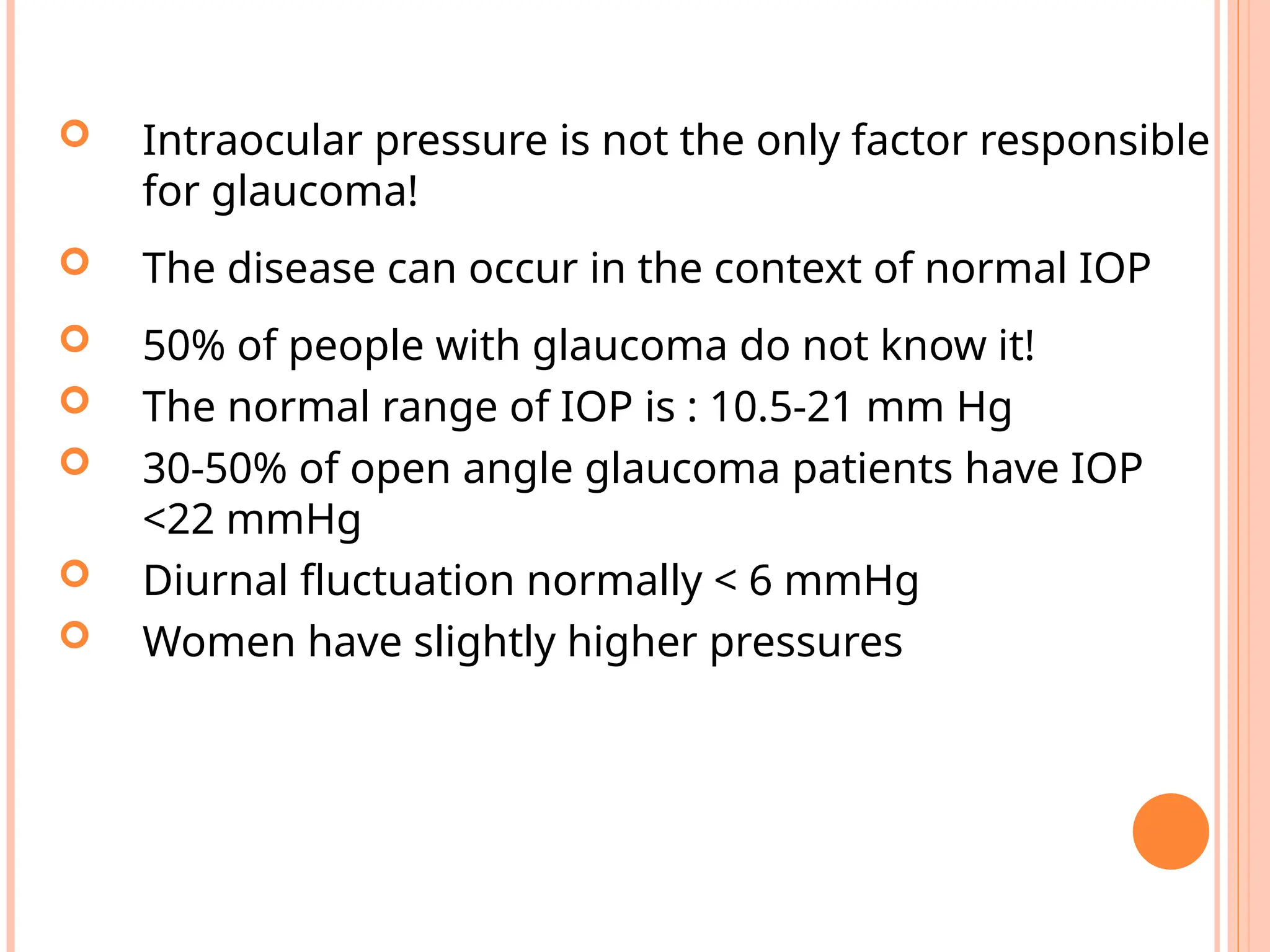 Chapter 1. GLAUCOMA lecture three3 .ppt