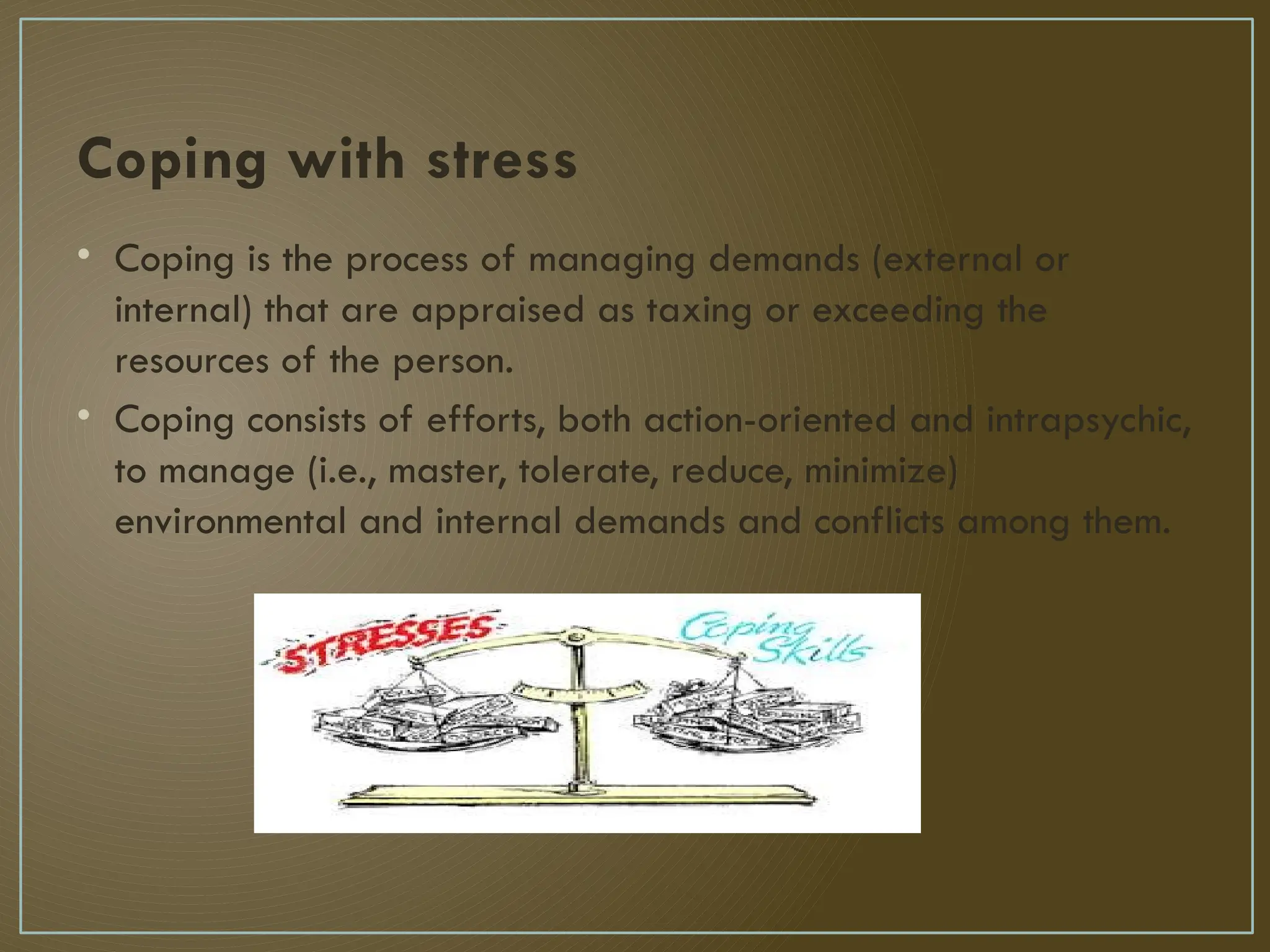 8. stress and how to manage in daily life as a human | PPTX