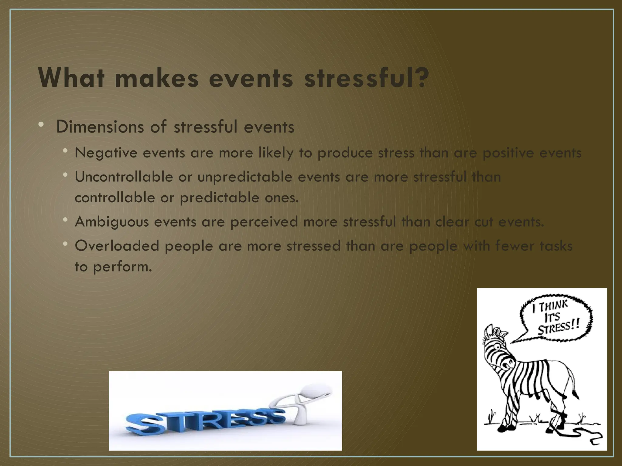 8. stress and how to manage in daily life as a human | PPTX