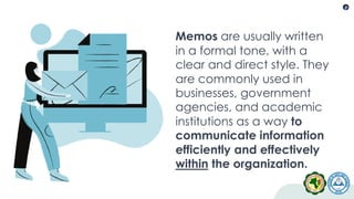 Basic Parts and Principles of Drafting a Memorandum | PPT