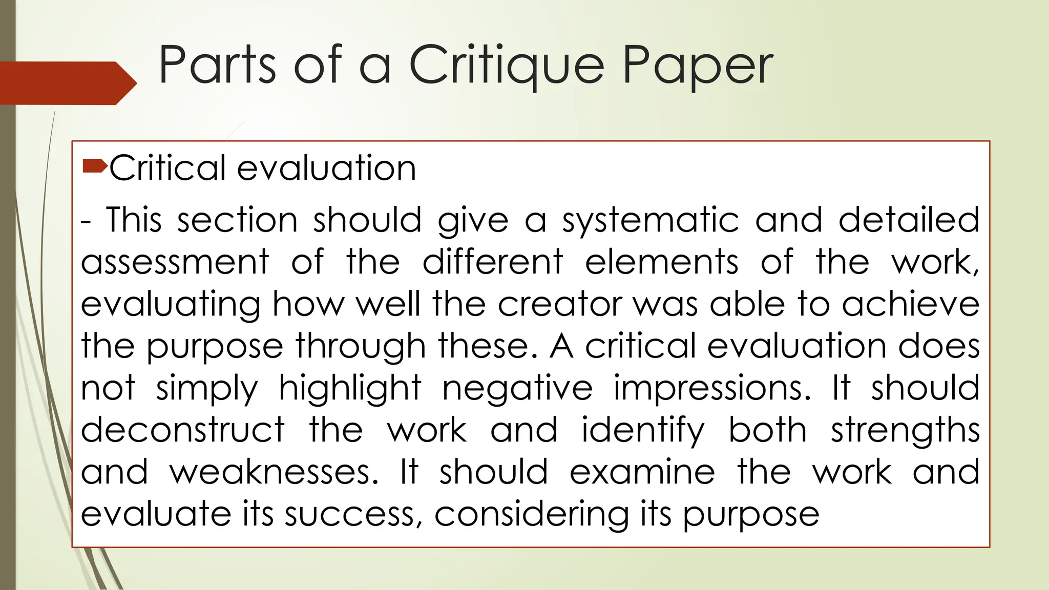 8. Writing a Critique in English for Academic and Professional Purposes ...