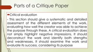 8. Writing a Critique in English for Academic and Professional Purposes ...