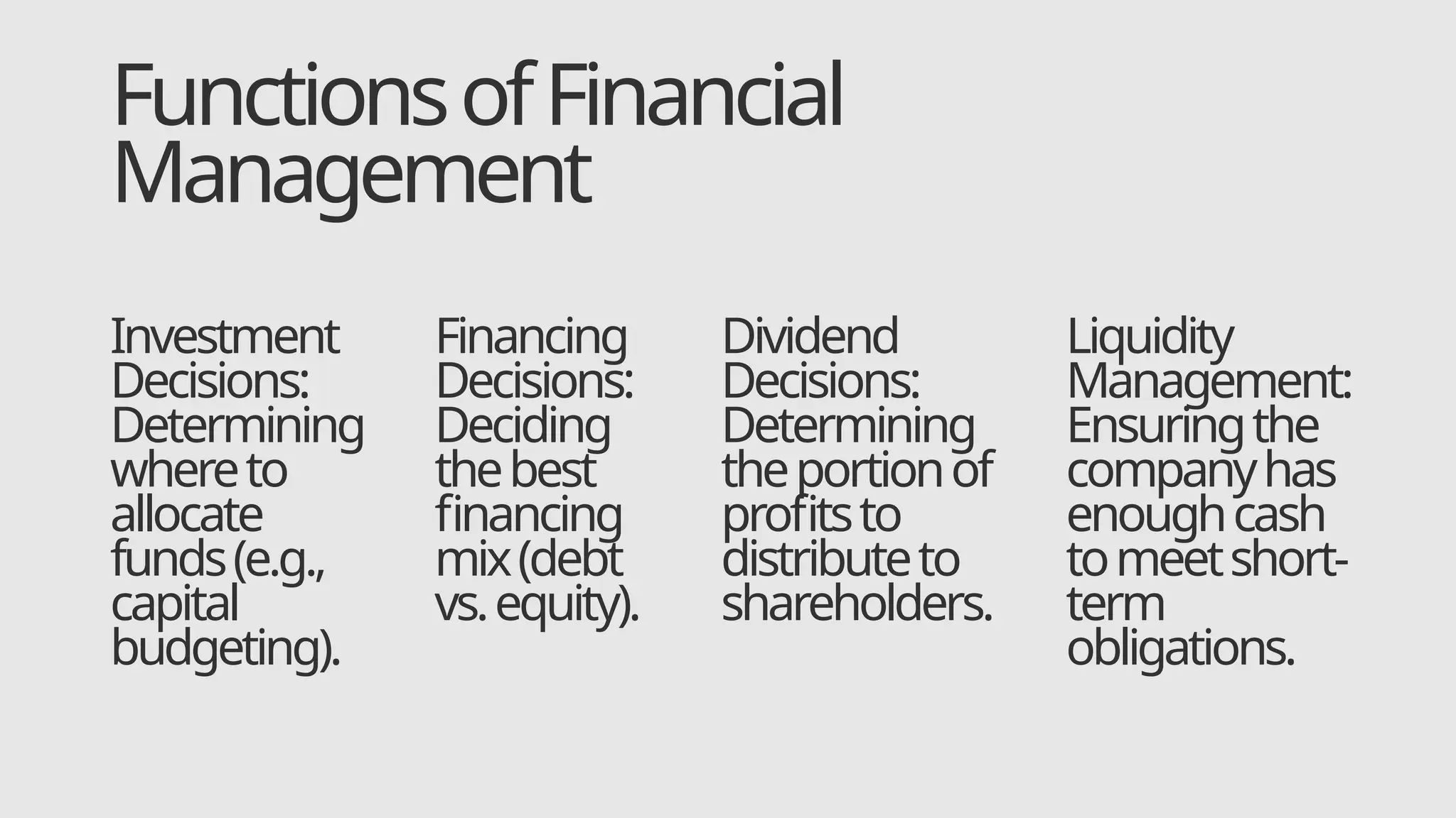 Financial Management and its goal and function | PPTX