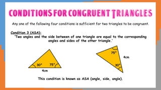 IGCSE math chapter 24 Congruent_Triangles.pptx | Free Download