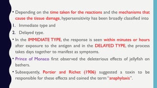 hypersensitivity of chemical reaction in microbiologyy | PPTX
