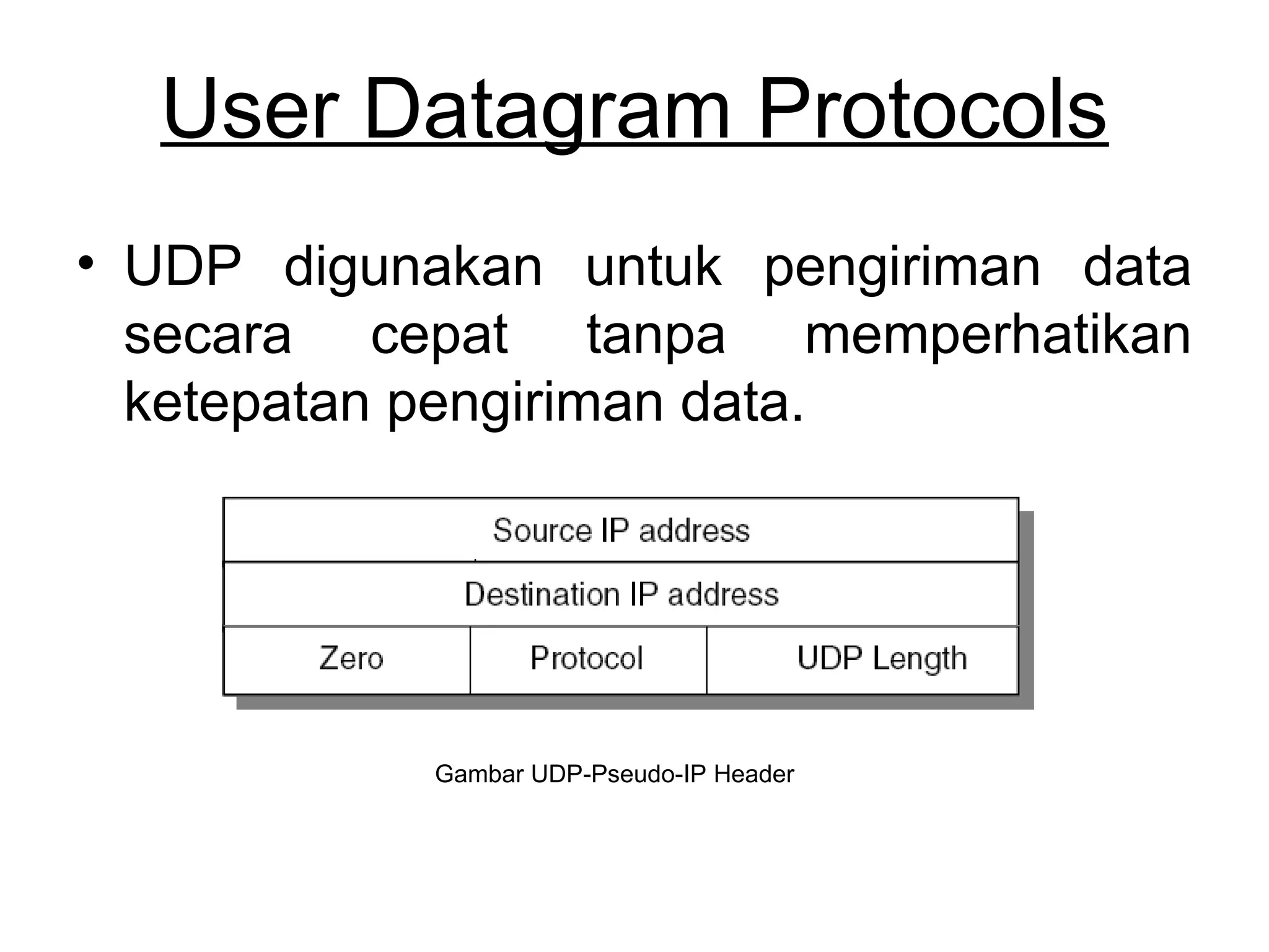 Materi Trasport layer protokol (TCP dan UDP) | PPT