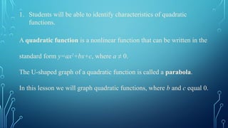 8.1 Graphing ax2.pptx math equation use to | PPT