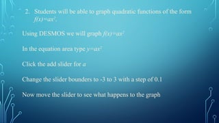 8.1 Graphing ax2.pptx math equation use to | PPT