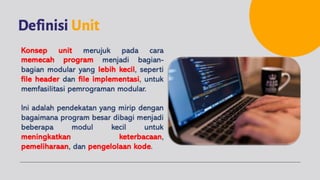 Dasar-Dasar Pemrograman - 8 Pemrograman Modular | PDF