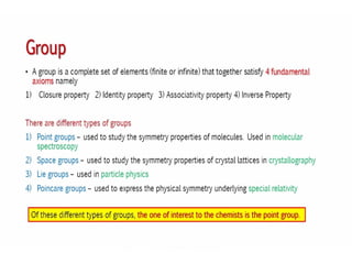 8. POINT GROUPS (PART ONE) Sn, Cnv, Cnh and Cn POINT GROUPS.pptx