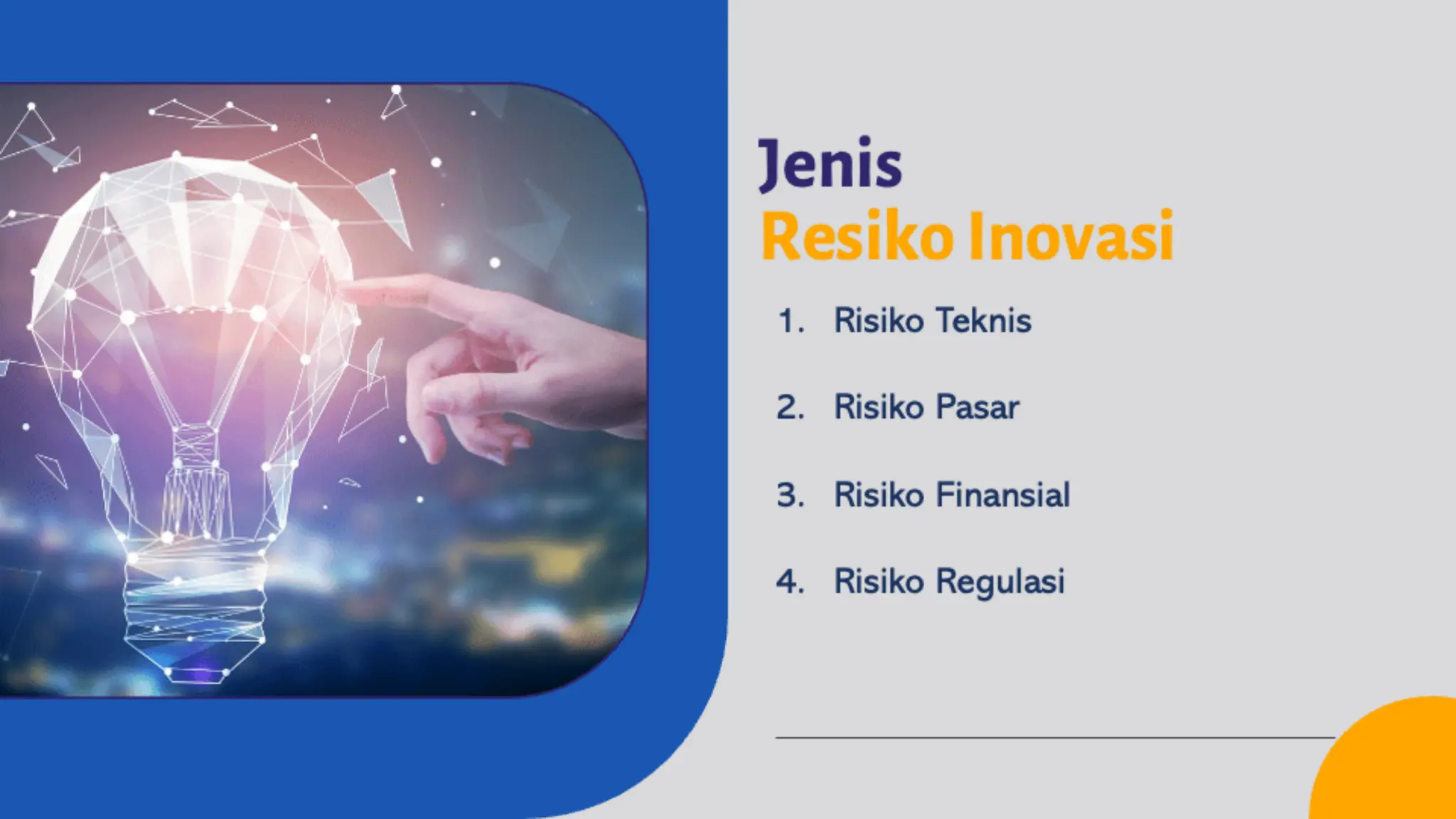 Konsep Teknologi - 8 Manajemen Resiko Inovasi Teknologi | PPT
