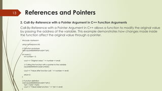 Introduction to pointers in c plus plus . | PPT