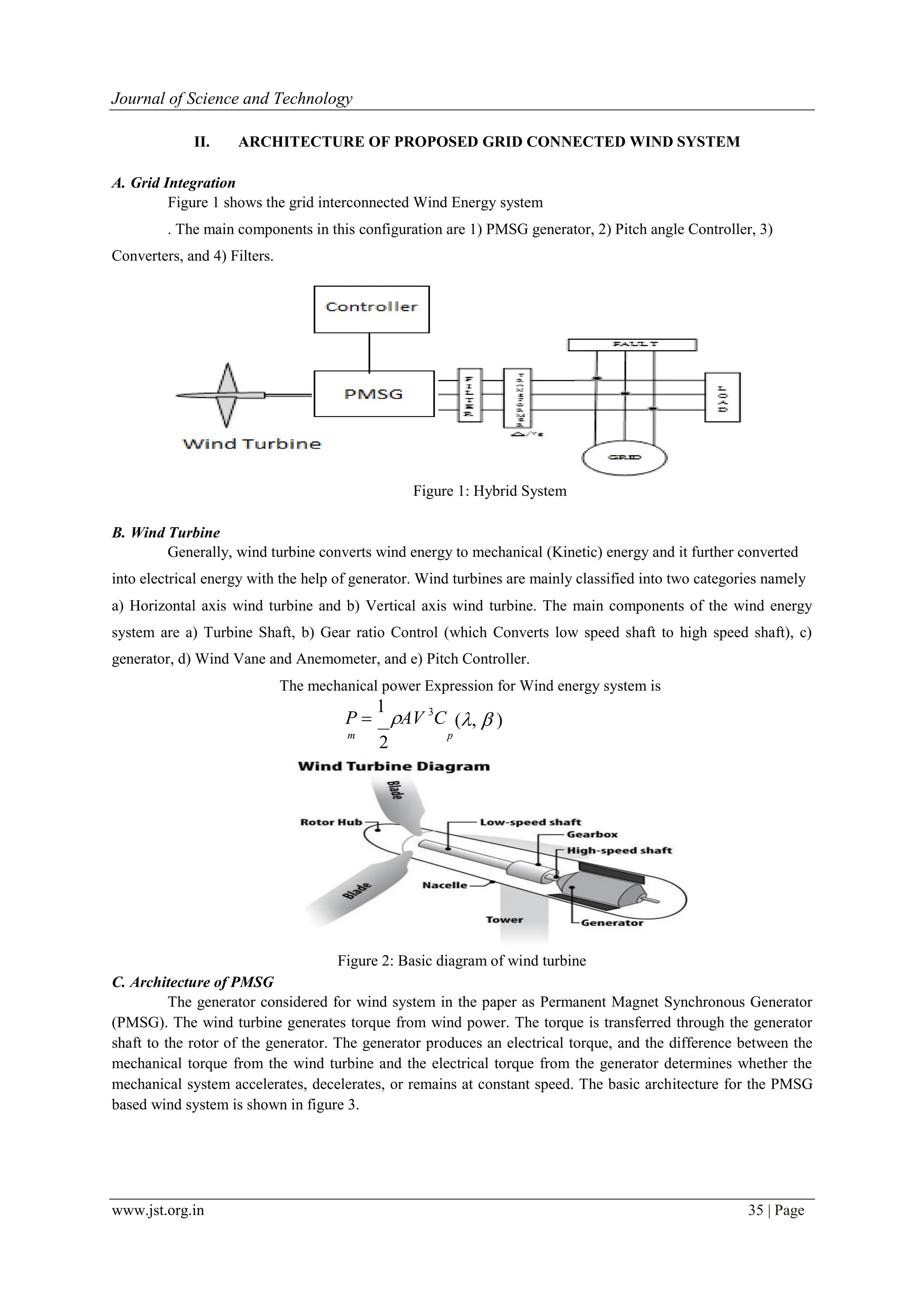 Simulation and Controlling of Wind Energy System using ANN Controller | PDF