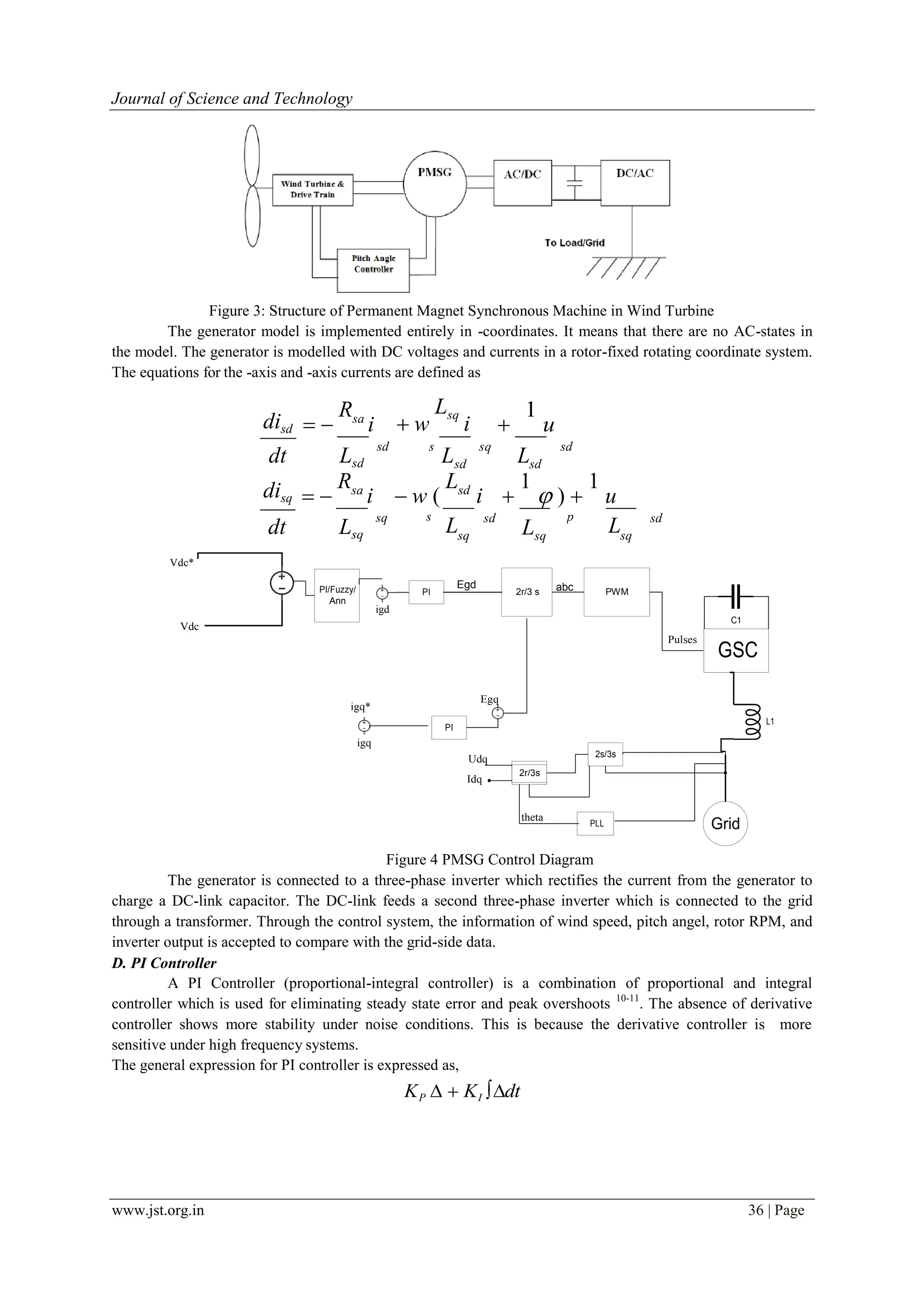 Simulation and Controlling of Wind Energy System using ANN Controller | PDF