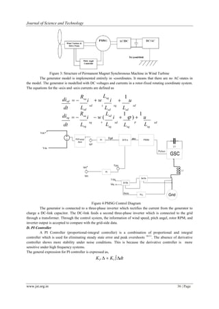 Simulation and Controlling of Wind Energy System using ANN Controller | PDF