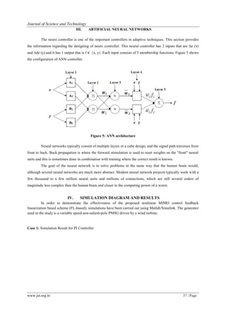 Simulation and Controlling of Wind Energy System using ANN Controller | PDF
