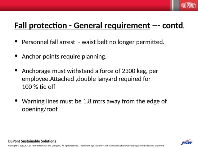 Work at Height.ppt for safety precautions | PPT