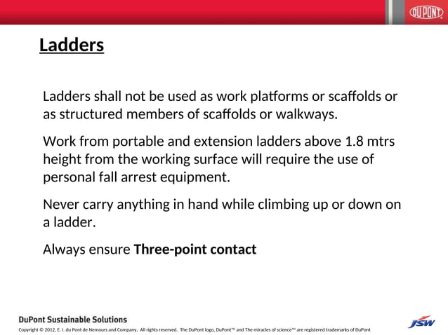 Work at Height.ppt for safety precautions | PPT