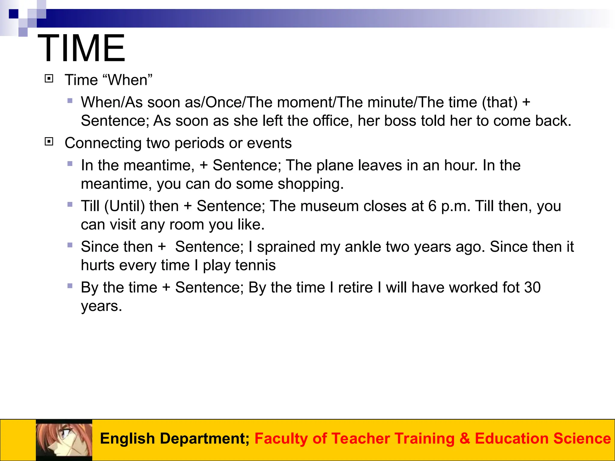 8. Time and Condition dll.ppt.................... | PPT