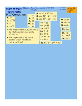 8 2 45-45-90 triangles | PDF
