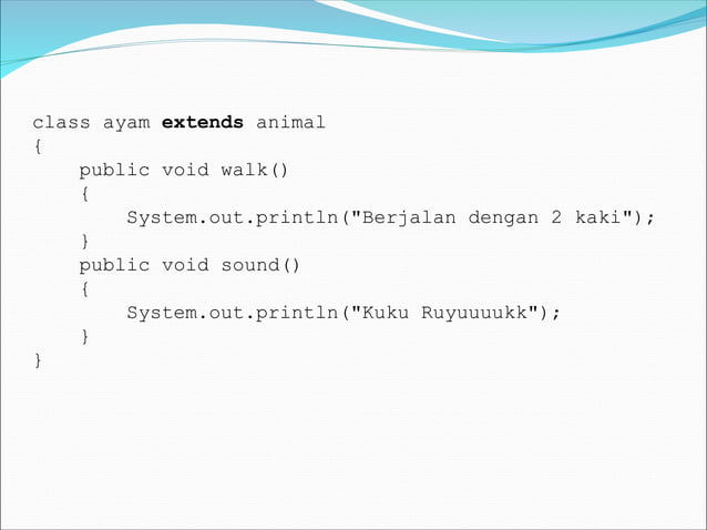 Pemrograman Berorientasi Objek AbstractClass_dan_Interface.ppt