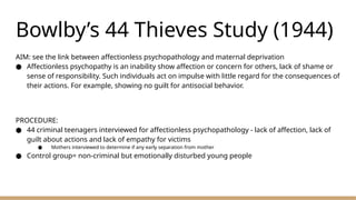 8. Bowlby’s Theory of Maternal Deprivation.pptx