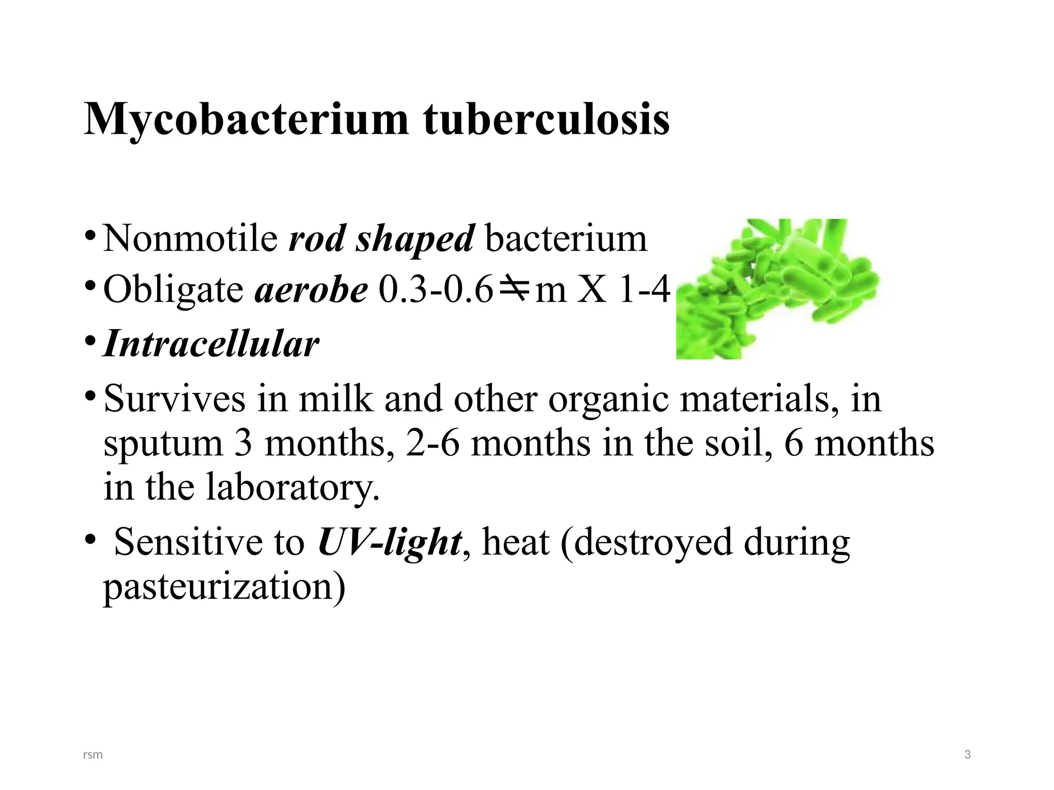 Treatment and management of tuberculosis | PPT