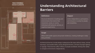 Architectural-Barriers for physiotherapists | PPTX